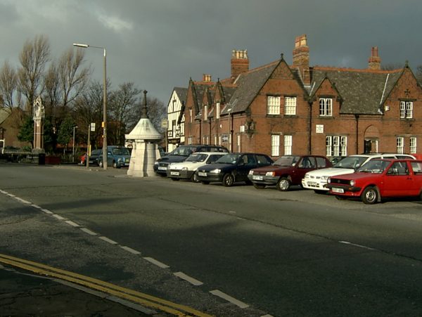 Fountain and Lamp Post, West Derby Village • Historic Liverpool