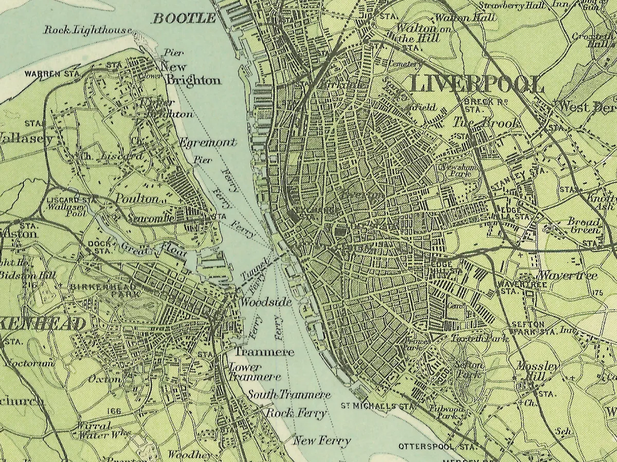 1898: Environs of Liverpool - Royal Atlas of England and Wales ...